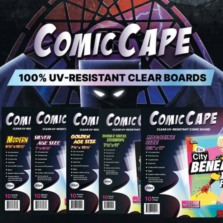 ComicCape - Clear UV Resistant Board – ComicCapsule