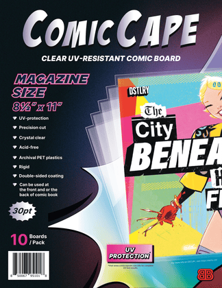 ComicCape - Clear UV Resistant Board – ComicCapsule