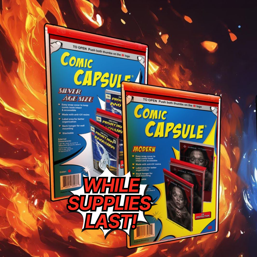 Red Modern Size ComicCapsule